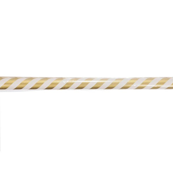 YUCCA Roll Wrapping Paper - Stripe Gold/White 50X95cm – LOG-ON ...