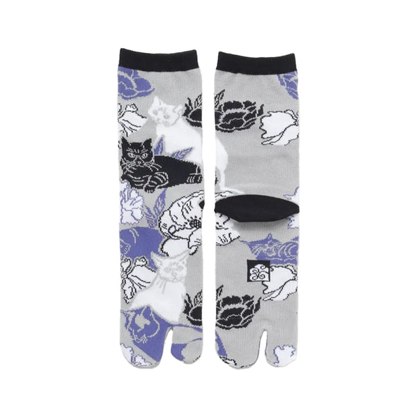 AMINA Cat Tabi Crew-Purple (36g) – LOG-ON (Corporate Program)